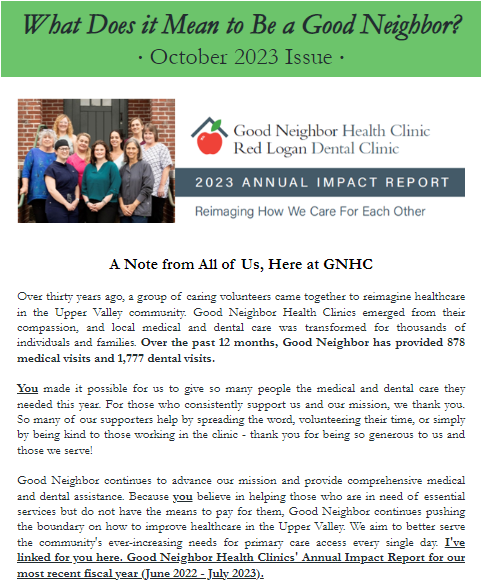 October Clinic Chronicle - SPECIAL RELEASE - What does it mean to be a ...